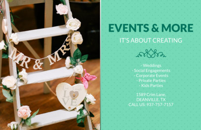 Placeit - Wedding Planner Flyer Maker with Horizontal Orientation