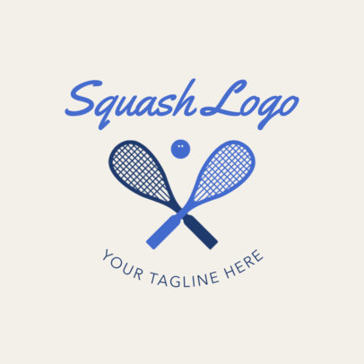 Placeit - Squash Logo Creator for a Squash Court